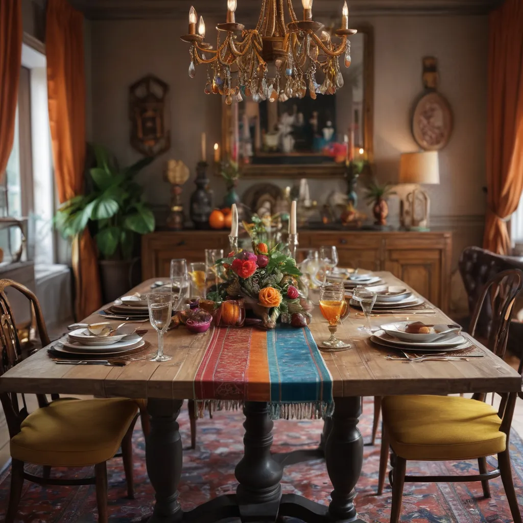 The Bohemian Dining Table: Style Meets Functionality